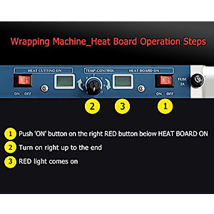 VisionTechShop CW-500E, 20 Inch / 500 mm Hand Wrapping Machine Film Wrapper for Food Packaging, MADE IN KOREA