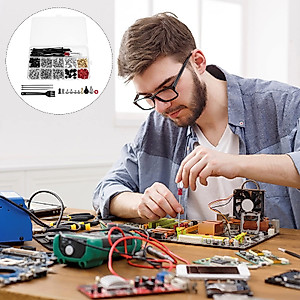 DOITOOL 1 Box Case Screw Set Hard Drive Mounting Screws Computer Holder for Laptop Computer Repair Tool Kit Replacement Computer Screws Kit Electronic Notebook Plastic Cable Tie