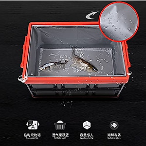 WDBBY Car Trunk Storage Box, Double-Layer Storage, Foldable Car Storage Box, Rear Trunk Storage Box, Storage Box