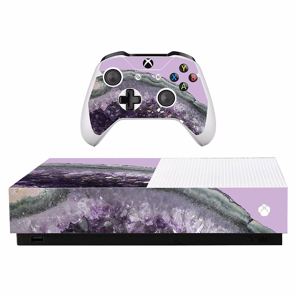 MightySkins Skin for Microsoft Xbox One S All-Digital Edition - Stormy Marble | Protective, Durable, and Unique Vinyl Decal wrap cover | Easy To Apply, Remove, and Change Styles | Made in the USA (MIXBONSDI-Stormy Marble)