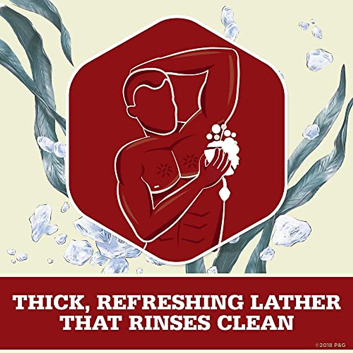 Old Spice Body Wash for Men, Deep Scrub with Sea Minerals Scent, 16 Fl Oz (Pack of 4)