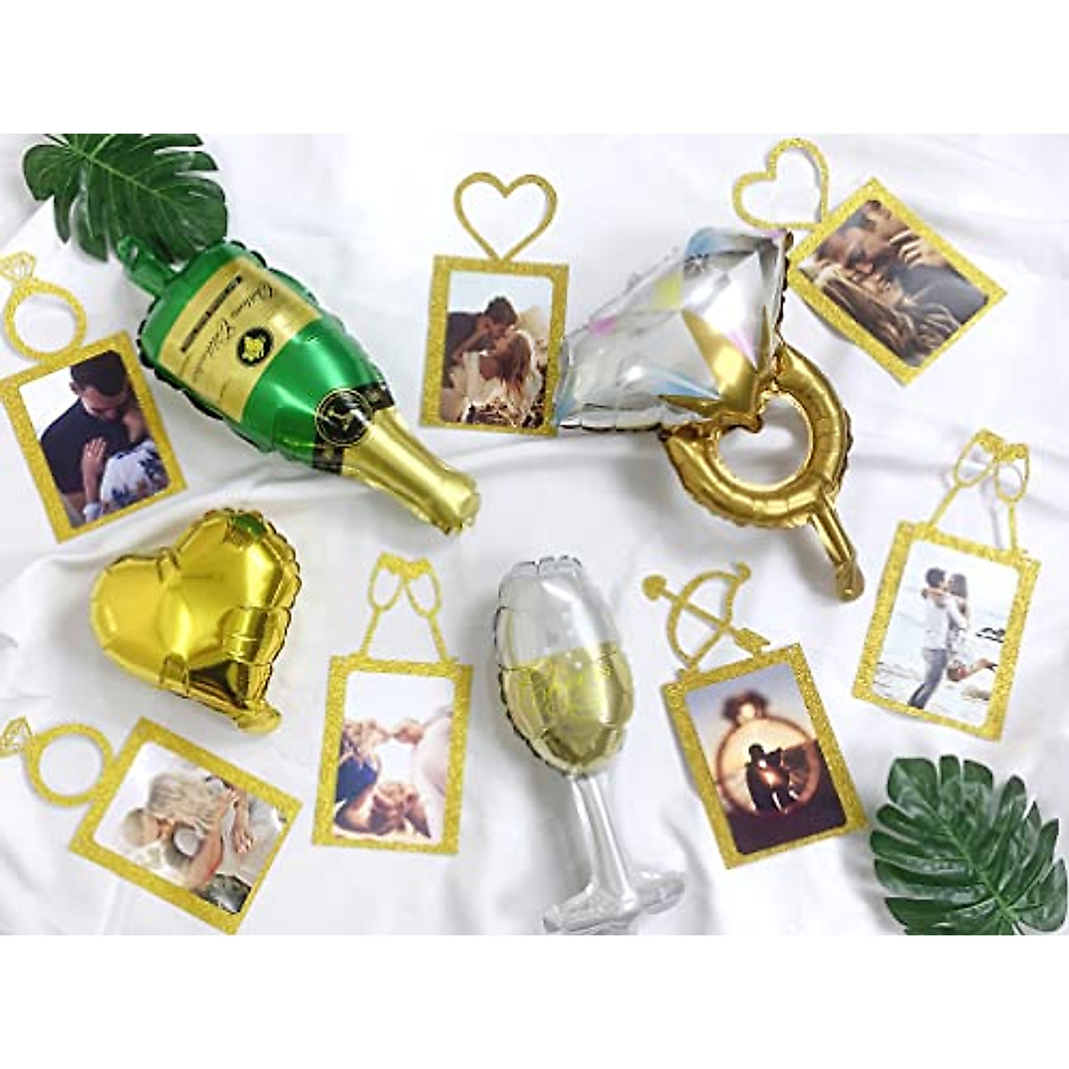 Anniversary Decorations Party Supplies Kit Set of Happy Anniversary Banner , Photo Banner and Anniversary theme Balloons for Wedding Anniversary Party decor