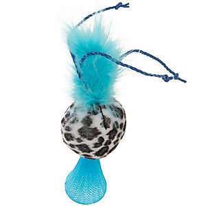 Petlinks HappyNip Playful Popper Pop Up Spring Cat Toy - Blue, One Size