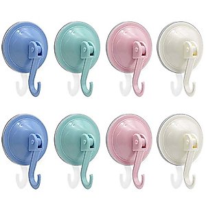 Suction Cup Hooks, Removable Power Lock Vacuum Shower Suction Hooks for Bathroom Towel Kitchen Livingroom Wall Hanger(80 Pack)