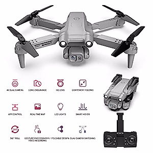 MORESEC Drone with HD Camera, Smart Aerial Photography Drone Remote Control Aircraft Children Toy Mini Helicopter Quadcopter Remote Control Toy Gifts #Day