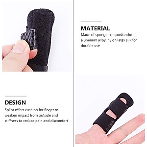 EXCEART Thumb Brace Thumb Brace Thumb Brace Brace Protector Splints Mallet Brace for Broken Middle Ring Injuries Blue Splints Protector Splint