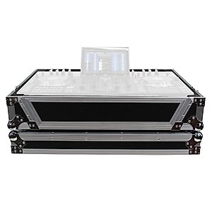 ProX XS-PRIME4 W ATA Flight Case For Denon PRIME 4 DJ Controller with 1U Rack Space and Wheels
