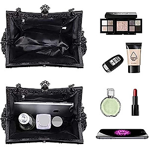 LIFEWISH 1920s Evening bags Unique Sequin Beaded Clutch Purses for Cocktail Wedding Party Prom