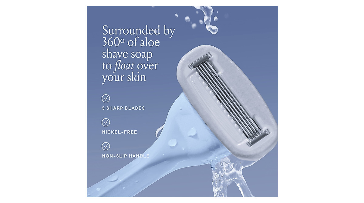 Billie Women's Razor Kit - Smooth Shave & Refills | Cool Blue