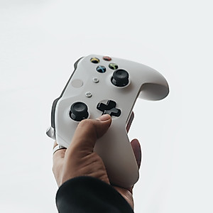 Repair Kit for Xbox One S/X Controller, Thumbsticks, 3D Analog Joysticks, LB RB Bumper, Dpad, ABXY Buttons, Headphone Jack, Replacement Parts for Xbox One Controller(Model: 1708)(Black ABXY)