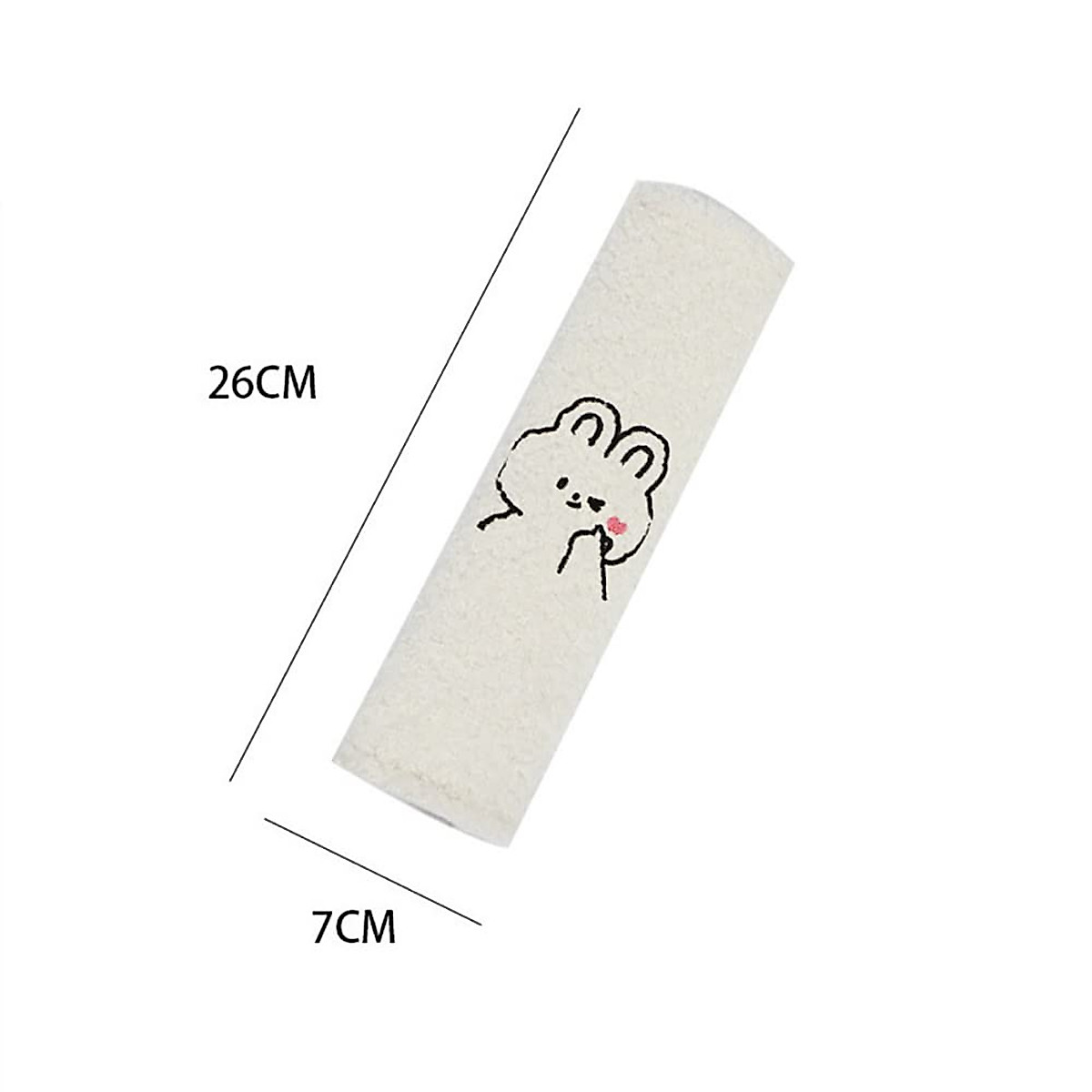 Car Seat Belt Pad,MoreChioce Universal Seat Belt Shoulder Strap Cover Comfortable Seatbelt Protector Pad with Sweet Pattern for Car and Backpack,Rabbit#B