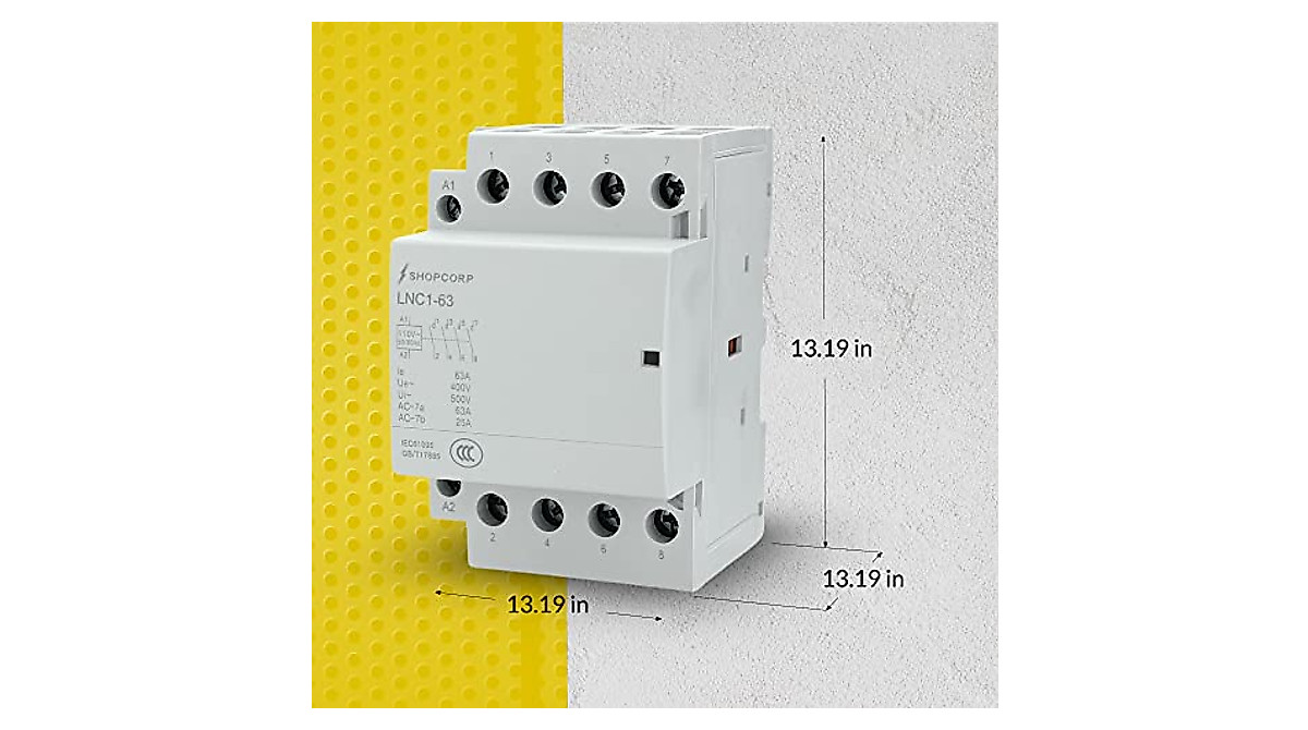 Shopcorp 40 Amp 4 Pole Silent Contactor - 110V Coil