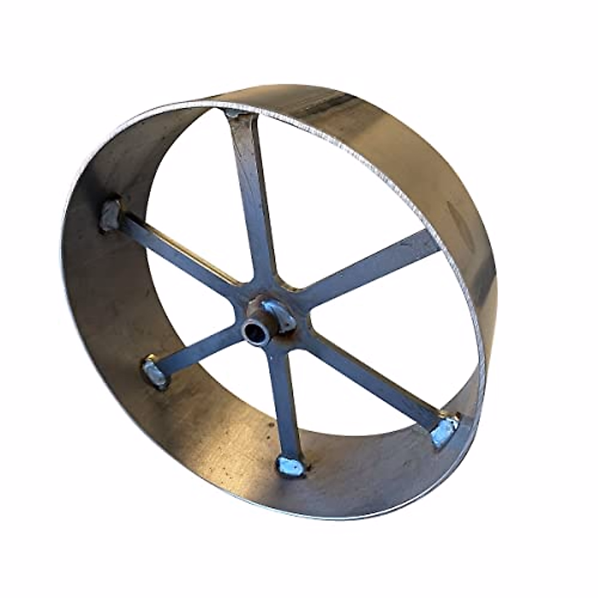 LavaLock Heavy Duty 10" Carriage Style Steel Smoker Wheel for Custom BBQ PITS - FITS 1/2" Rod