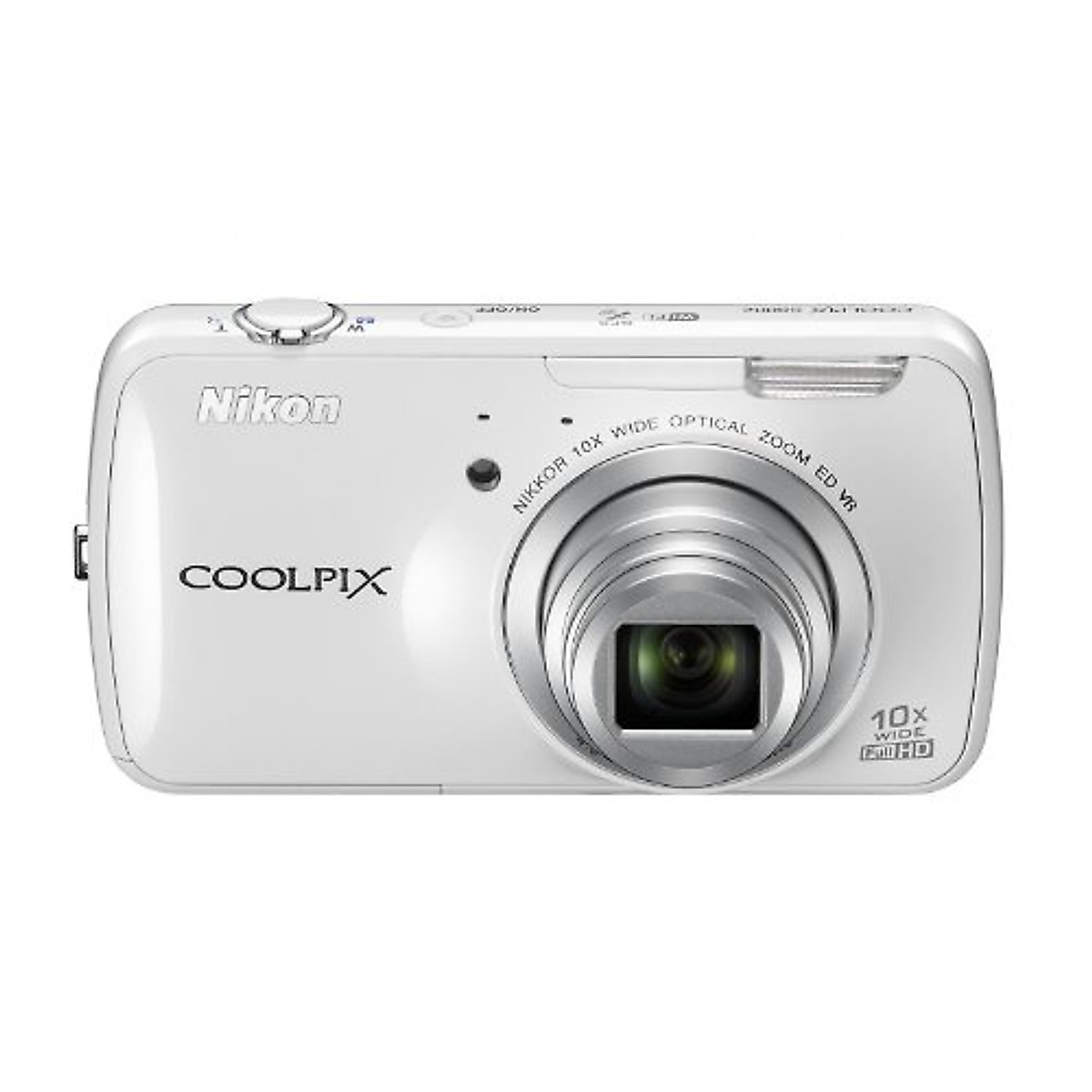 Nikon Digital Camera COOLPIX COOLPIX S800c (White) S800CWH - International Version