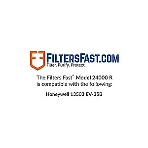 Filters Fast BestAir 24000 Compatible Replacement for Honeywell 24000 HEPA Air Purifier Filter, Air Cleaner Filter, 10.25x9.25x14.5