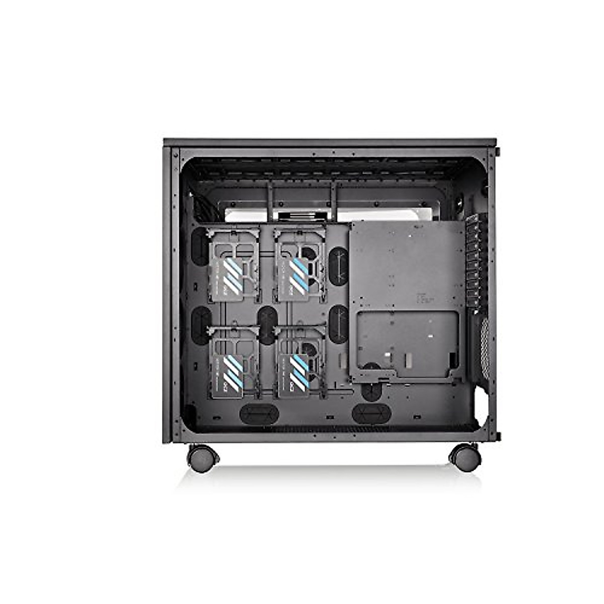 Thermaltake Core W200 Dual System Capable Extreme Water Cooling XL-ATX Fully Modular/Dismantle Stackable Tt Certified Super Tower Computer Case CA-1F5-00F1WN-00 Black
