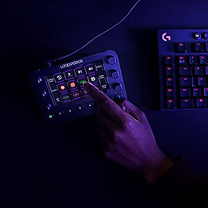 Loupedeck Live – The Custom Console for Live Streaming, Photo and Video Editing with Customizable Buttons, Dials and LED Touchscreen