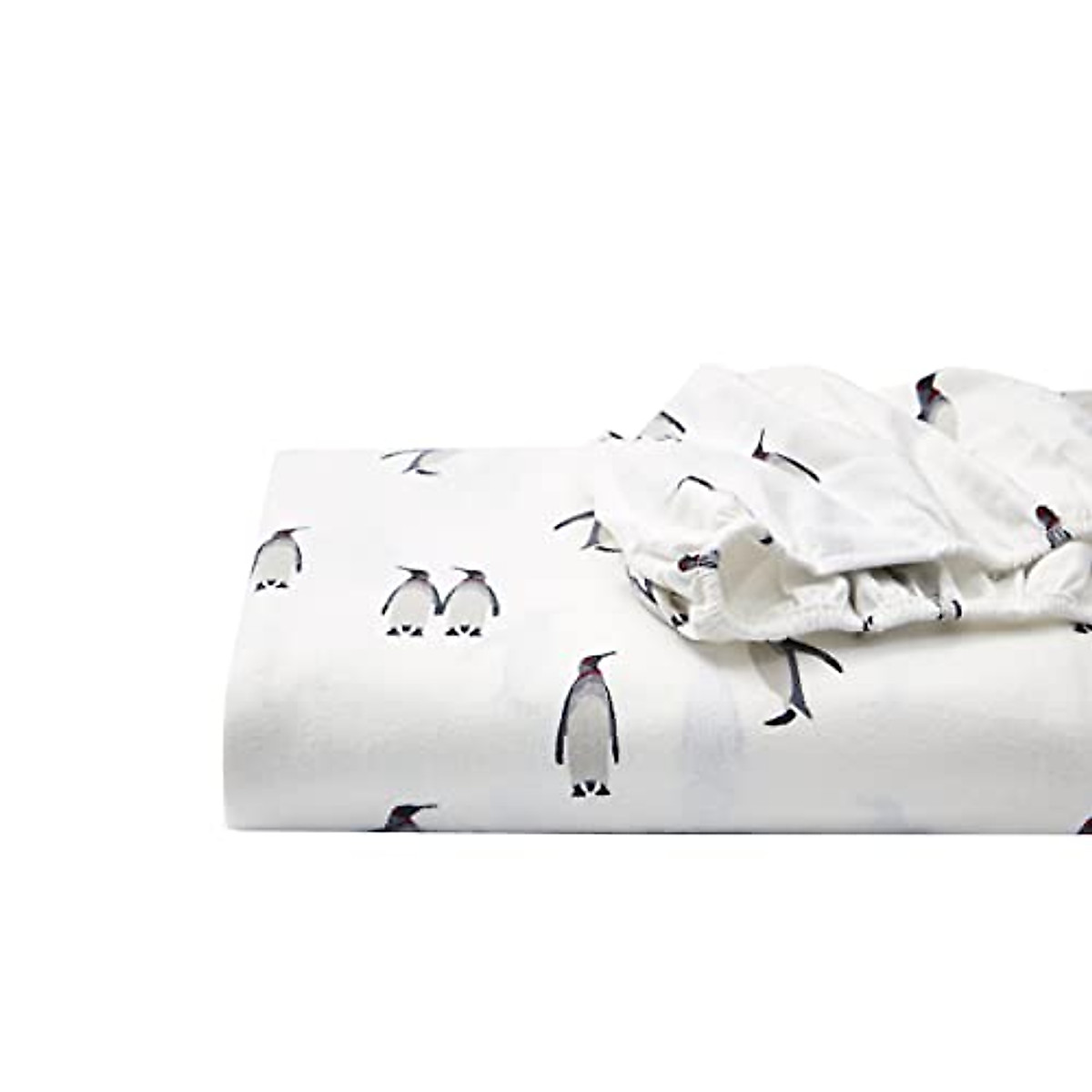 Eddie Bauer - Queen Sheets, Cotton Flannel Bedding Set, Brushed For Extra Softness, Cozy Home Decor (Rookeries, Queen)