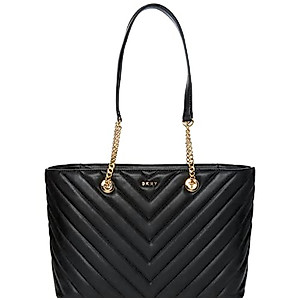 DKNY Veronica Medium Tote Black/Gold One Size