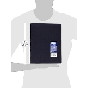 Blueline Duraflex Poly Notebook, Blue, 11 x 8.5 inches, 160 Pages (B41.82)