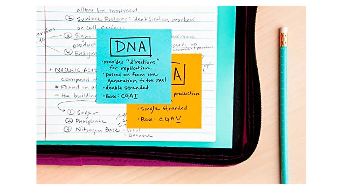 Post-it Pop-up Notes 3x3 in - 5 Pads | Vibrant Color & Easy Dispensing