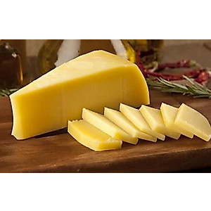 Al Amin Foods Atlanta Kashaval Cheese Sheep's Milk Cheese Aprox. N.W 1.75 LB 1 Wheel, White