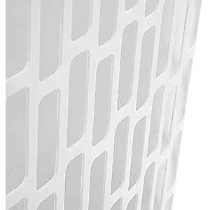 CR-FUSE 2 Pcs Of Mainstays Rectangular Open Laundry Hamper, White (2-Pack)