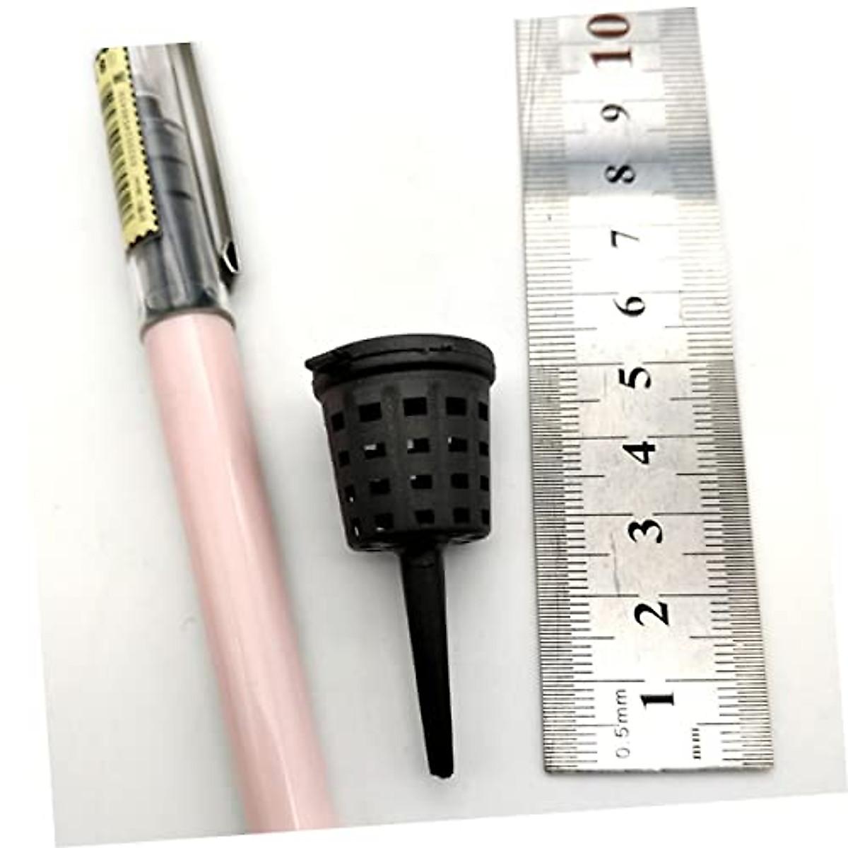 HANABASS 50pcs Basket Fertiliser Holder for Orchid Pot Bonsai Rooting Portable Garden Baskets Fertilizer Cover Grow Container Plastic Potted with Propagation Flower Plant Lid