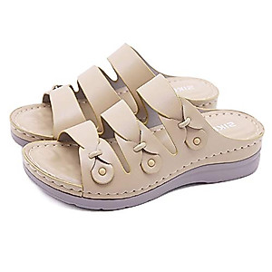 justHIGH Women Outdoor Walking Sandals Athletic Sport Hiking Sandal Flat Open Toe Comfort Water Shoes Summer Beach Travel Sandles