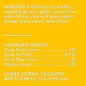 Chewsday 6-Inch Chewy Dog Chew Twists, Made in The USA, All Natural Rawhide-Free Highly-Digestible Treats, Peanutty Bliss - 14 Count