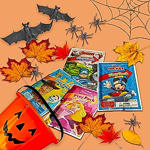 Viacom Spongebob Squarepants Mini Party Favors Set for Kids - Bundle with 24 Mini Spongebob Grab n Go Play Packs with Coloring Pages, Stickers and More (Spongebob Birthday Party Supplies)