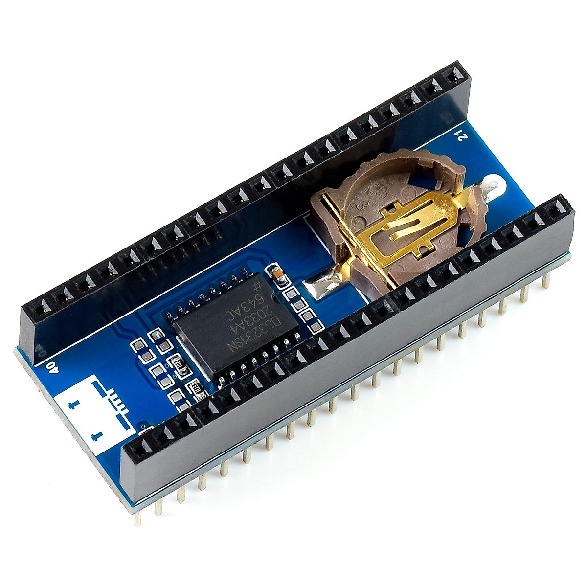 Waveshare Precision RTC Module for Raspberry Pi Pico, Onboard High Precision RTC Chip DS3231, Uses I2C Bus for Communication Real-Time Clock Record