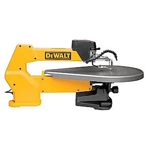 DEWALT Scroll Saw, 1.3 Amp, 20 in Steel Blade, With Variable-Speed Trigger, For Precise Cuts (DW788)