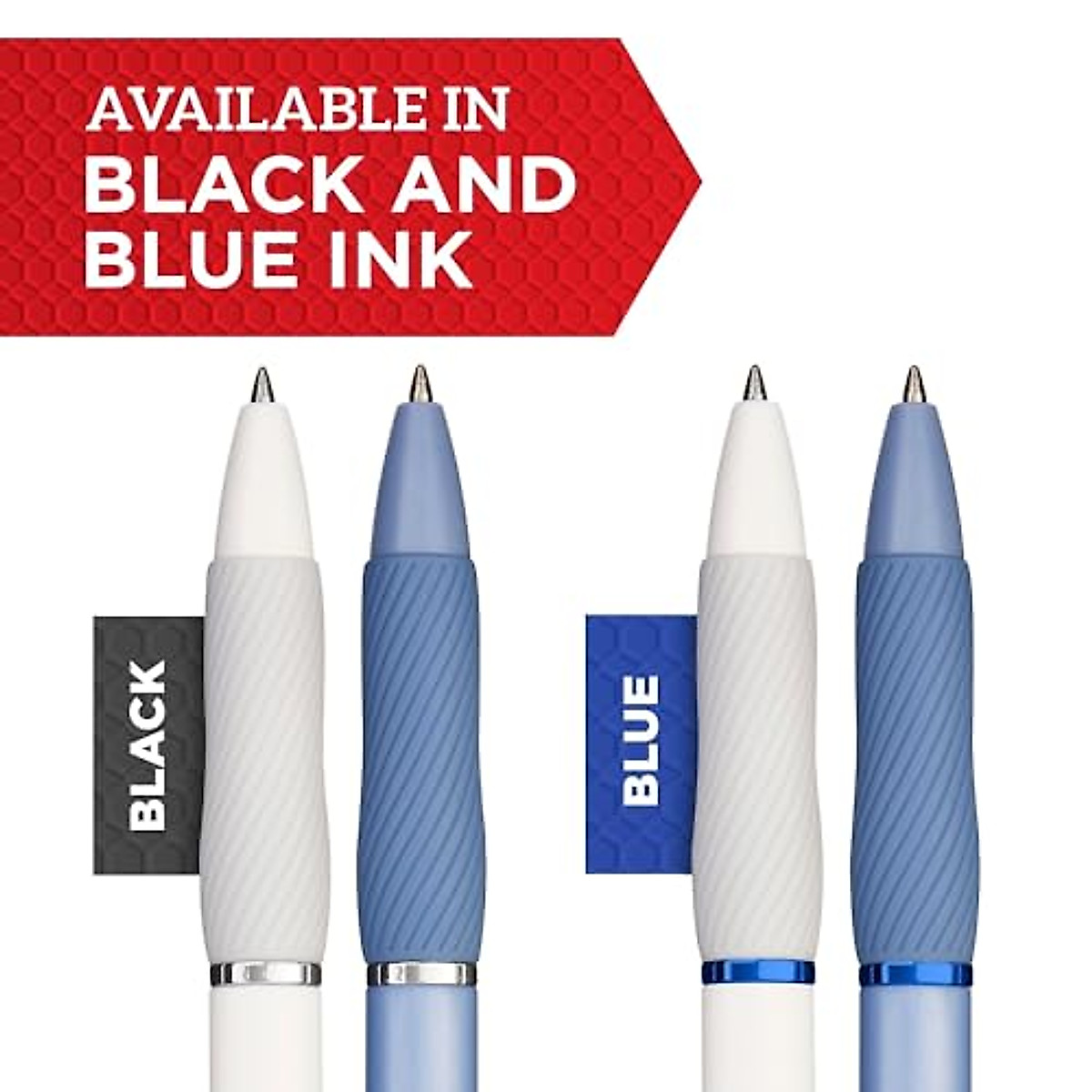 Sharpie S-Gel, Gel Pens, Medium Point (0.7mm), Black Gel Ink Pens, 12 Count