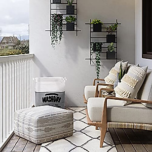 Collapsible Laundry Basket with Lid, 72L Large Dirty Grey Laundry Hamper Organizer, Portable Travel Bag with Handles, Freestanding & Waterproof & DustProof, for Laundry Towels Toys