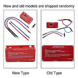 Mini Spot Welder Machine, Portable Transistor Lithium Battery for Capacitor, Welding Tools, with Automatic Welding Mode, Single Chip Microcomputer Control and LCD Display Screen