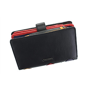 Visconti Love Collection Crush Leather Purse RFID LV4 Black