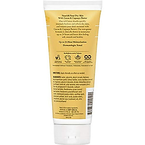 Burts Bees Butter Body Lotion for Dry Skin with Cocoa & Cupuau, 6 Oz (Package May Vary)