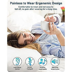 Earbuds Wired for iPhone with Lightning Connector [No Bluetooth Required] Headphones [MFi Certified] Built-in Mic & Volume Control, Earphones Compatible with iPhone 14/13/12/11/XS/X/8/All iOS System