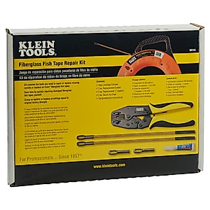 Klein Tools 56115 Fiberglass Fish Tape Repair Kit, Made in USA