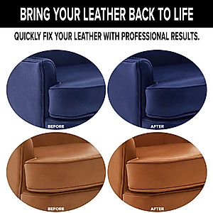 Leather Rehab Leather Color Restorer - Brown Maple - Repair Furniture, Couch, Car Seat, Shoes, Jacket and Boots - 4 oz.
