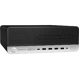 HP ProDesk 600 G4 Desktop SFF- 3.0GHz Intel Core i5-8500T Six-Core - 256GB - 16GB - Windows 10 pro