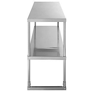 Kratos 18"x60" Double Overshelf for Worktables