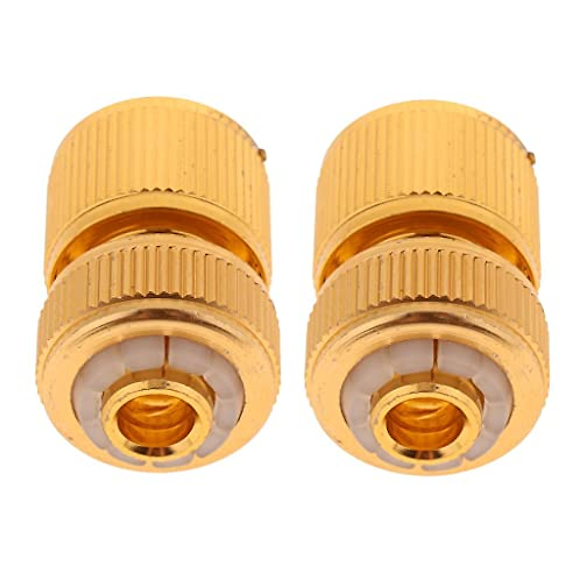 PETSOLA 2Pcs Pressure Washer Hose Adaptor Brass Plug Connection for Garden Hose - 1/2'' Female
