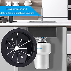 3 Packs Garbage Disposal Splash Guard Sink Baffle, 3-1/8 Inch Food Waste Disposer Accessories, Suitable for Waste King, Whirlaway and GE Models