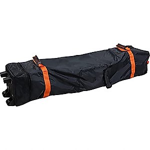 Sunnydaze Premium Pop-Up Canopy Rolling Carrying Bag - 9 Inches W x 47.5 Inches L x 9 Inches H - Replacement Roller Canopy Tent Bag for 10' x 10' Canopy - 420D Polyester - Black
