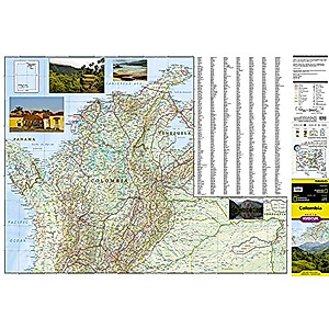Colombia Map (National Geographic Adventure Map, 3405)