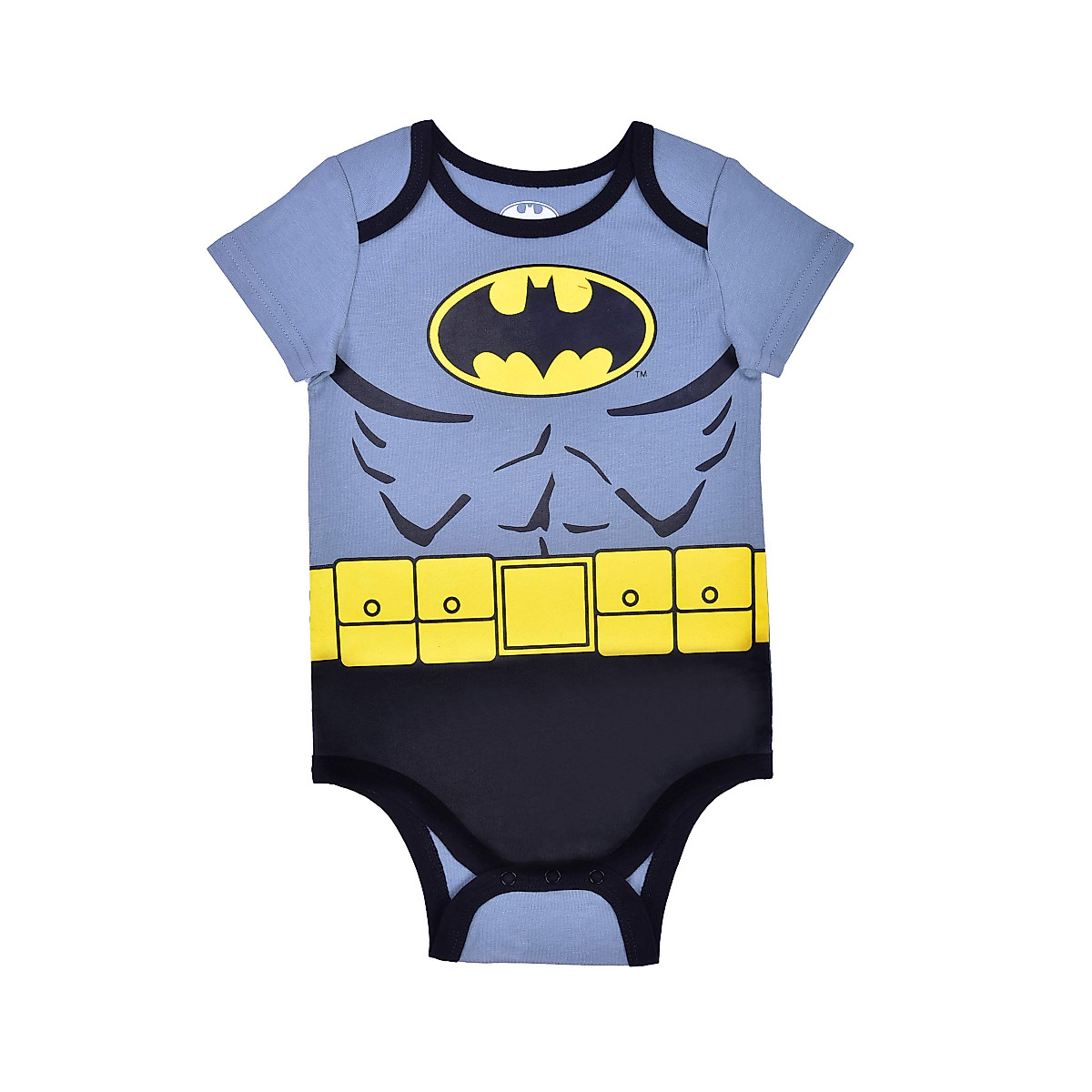 WARNER BROS Boy's 5-Pack Batman, Robin, Joker and Riddler Character Creepers, 9 Months