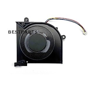 BestParts New CPU+GPU Cooling Fan Replacement for MSI GS65 Stealth Thin, MS-16Q2 P/N: 16Q2-CPU-CW, 16Q2-GPU-CW (Does not fit MS-16Q4 MS-16Q5) Pair Fans