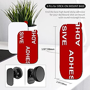 AZXYI Very High Bond Car Adhesive, 9 PCS Dashboard Sticky Adhesive Replacement, Double Sided Sticky Pads Sticker Tapes for Mounting Windshield Dashboard Magnetic Phone Car Mount and Dash Cam